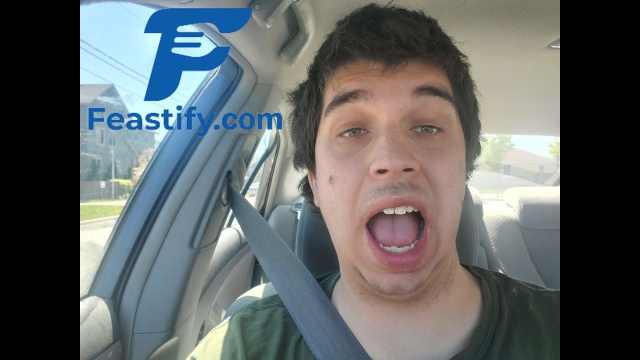 My First Delivery For Feastify - YouTube