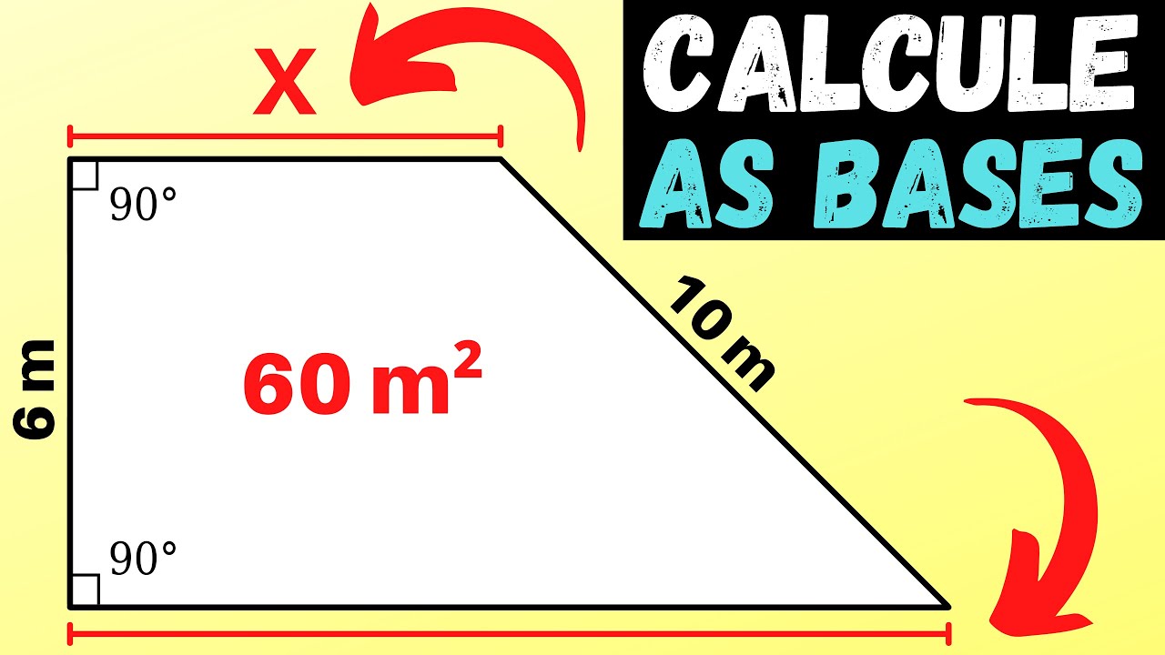 🔥Calcule as Bases do Trapézio Retângulo | Geometria Plana🔥 - YouTube