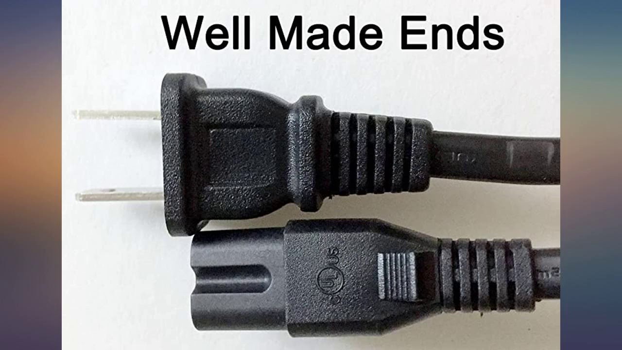 AmazonBasics Replacement Power Cable for PS4 Slim and Xbox One S // X ...