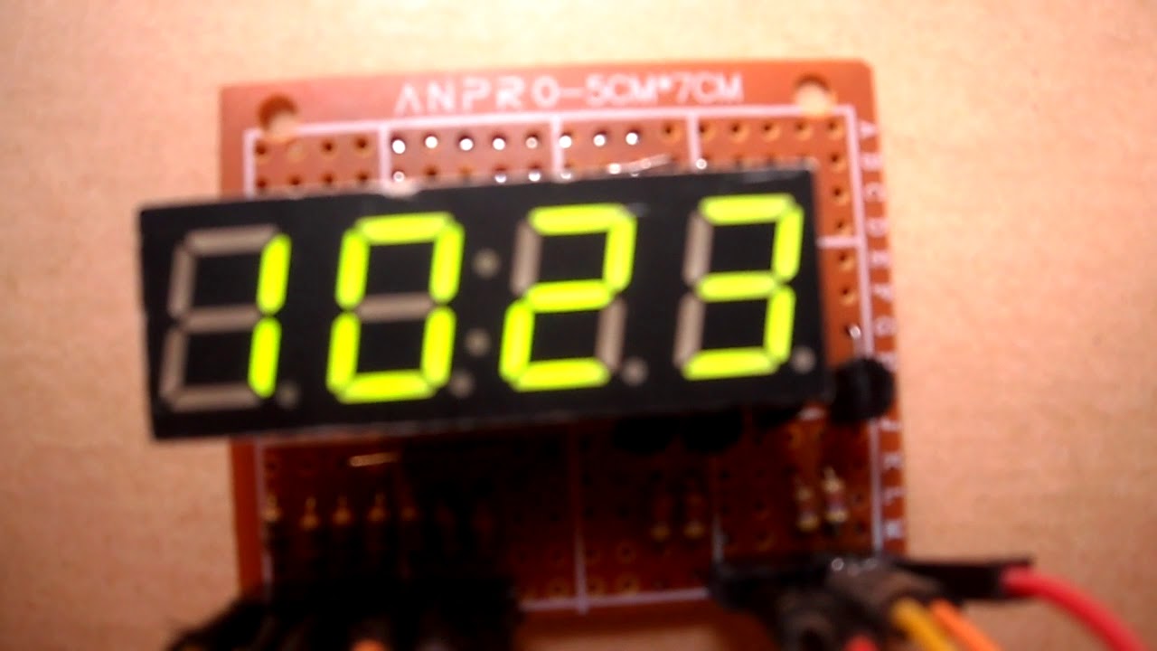 Print Arduino Adc Values On 7 Segment Display Youtube 9442