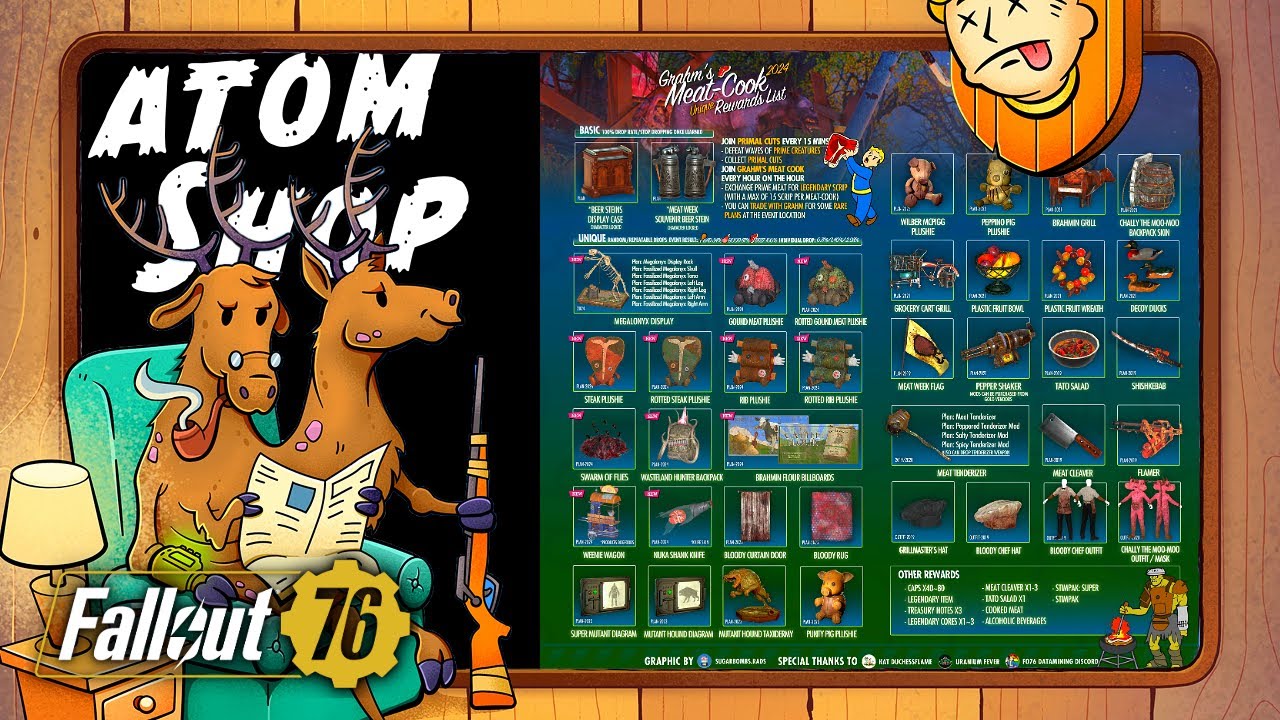 Fallout 76: Atomic Shop (Meat Week is Back) ☢ NEW Offers - 21 May 2024 ...