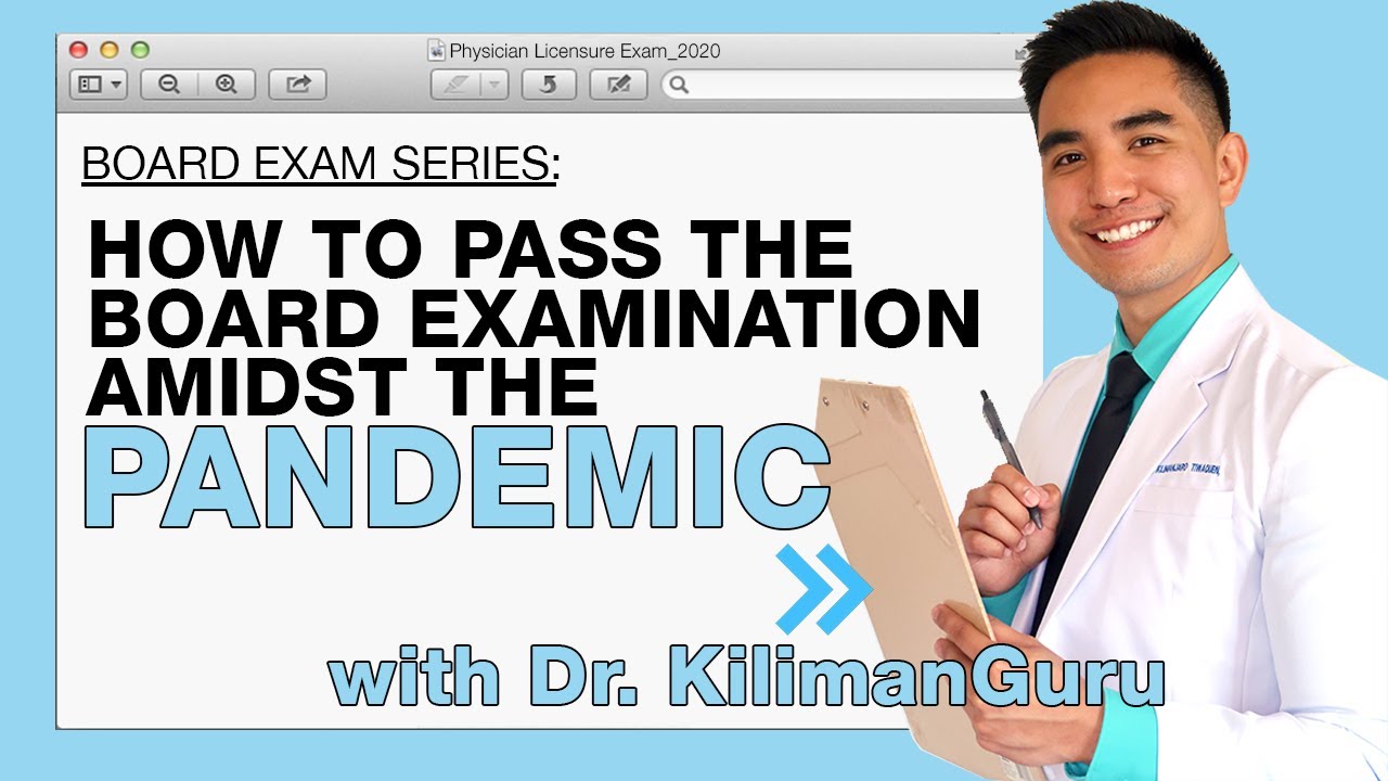 How to STUDY EFFECTIVELY for Board Exam Amidst PANDEMIC (PLE 2020) | Dr ...