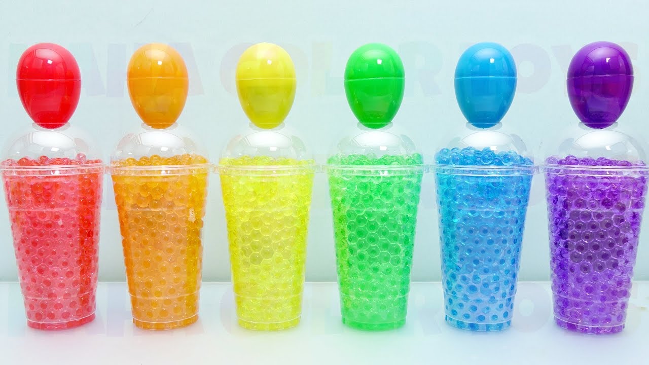 Learn Colors Make Rainbow Orbeez Surprise Toys Disney Frozen Minion ...