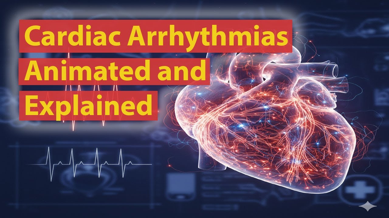Cardiac Arrhythmias Animated and Explained Simply — Afib, Vfib, Vtach ...