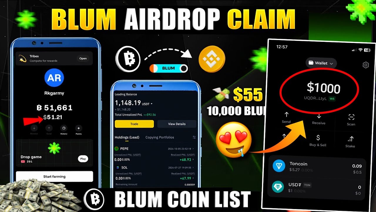 Blum Premarket Token Price 40$ | Blum Airdrop Final Listing & Snapshot ...