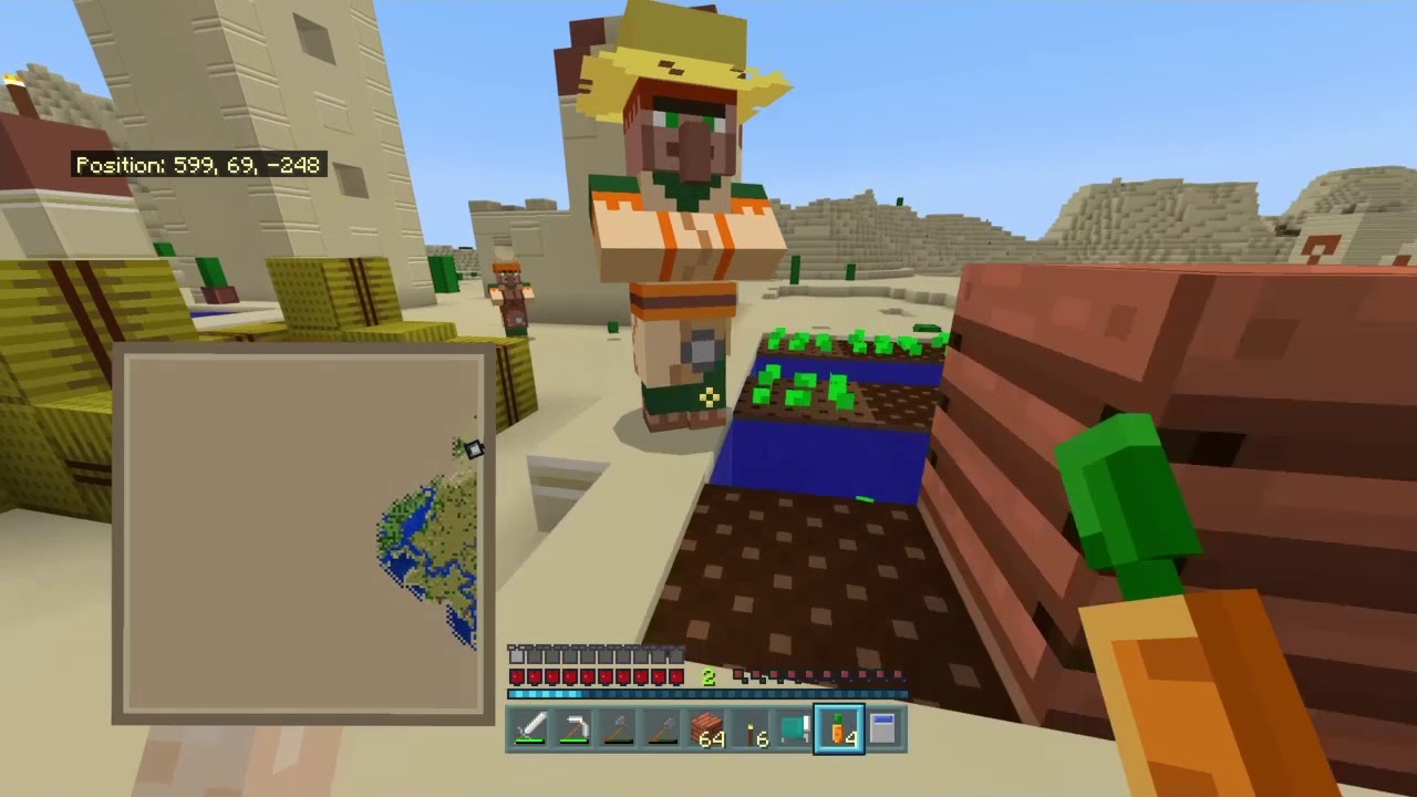 playing minecraft on keyboard and mouse - YouTube