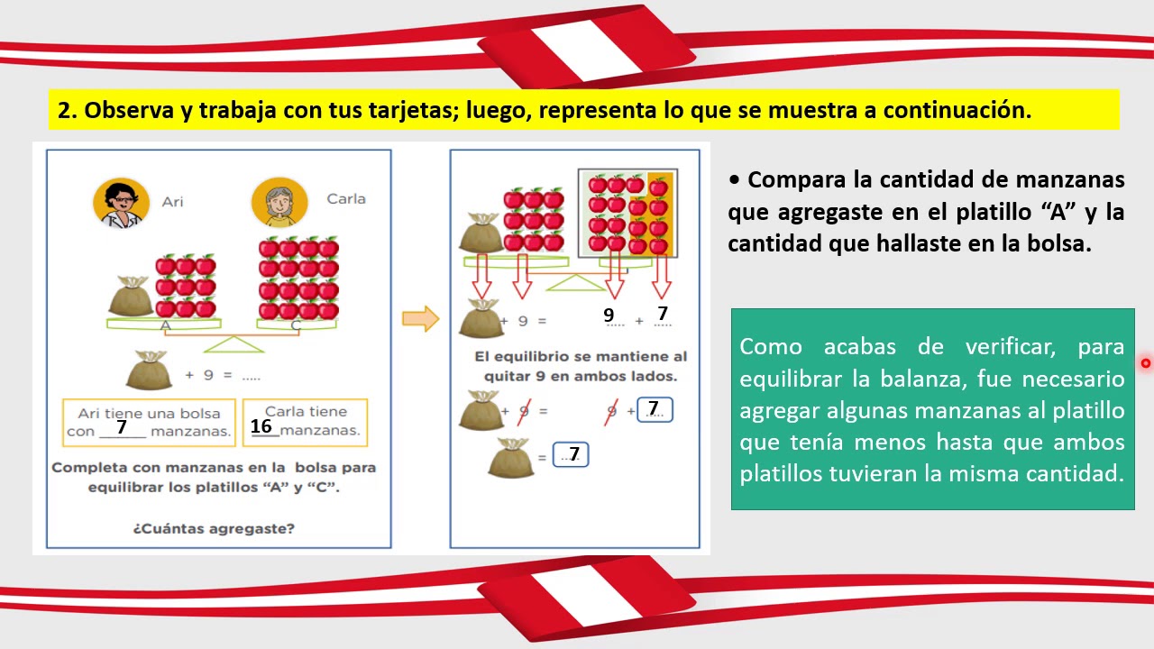 Resolvemos problemas con la balanza TERCER GRADO semana 36 día 4 - YouTube
