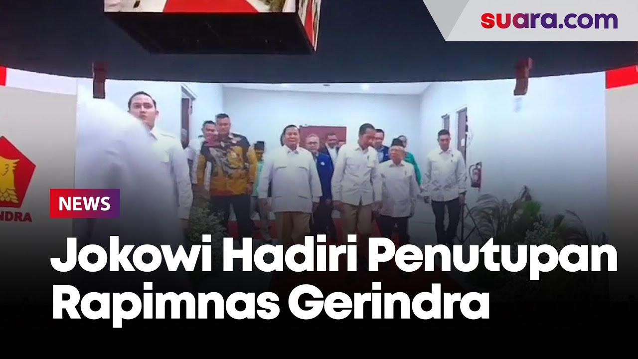 Presiden Joko Widodo, jajaran Ketua Umum Partai Politik KIM Plus Hadiri ...