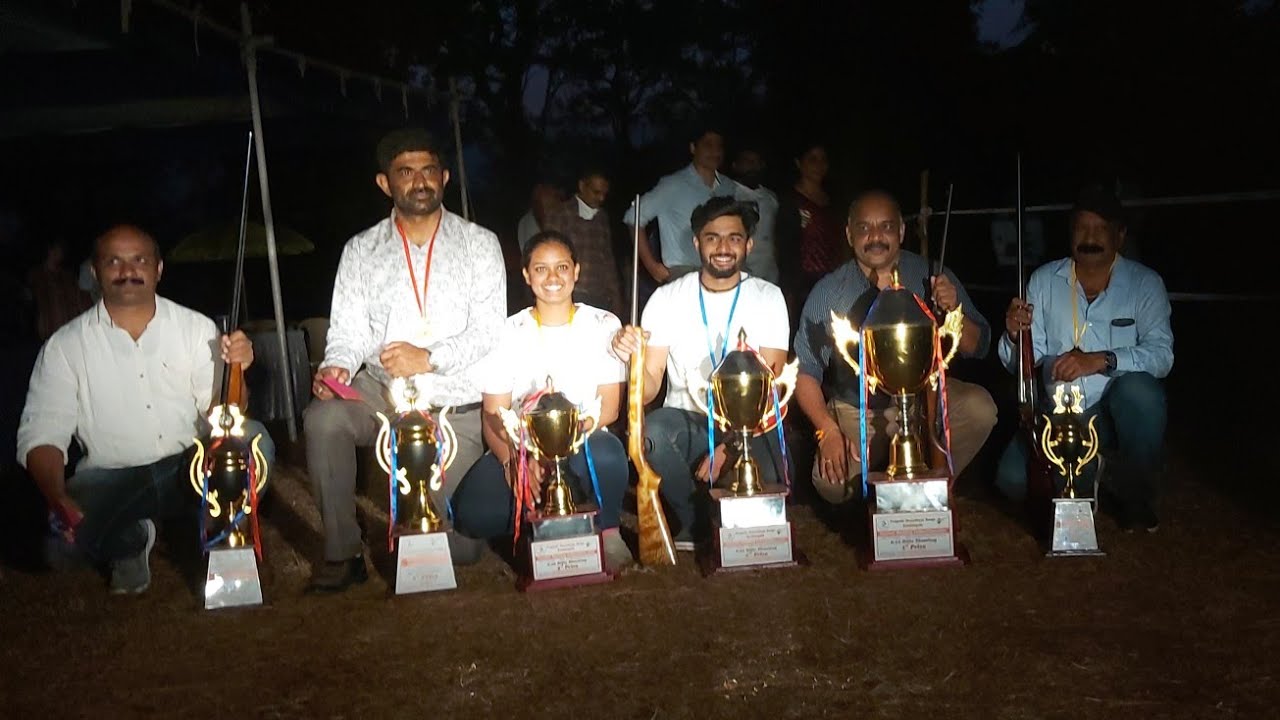 Winners of .22 and 12 bore riffle gun shooting competition held at KB ...