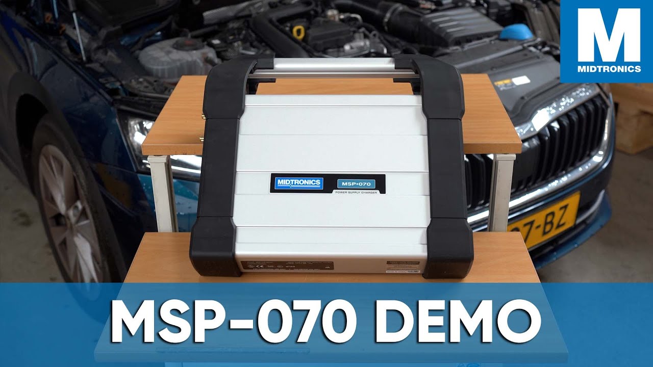Midtronics MSP-070 Power Supply Charger Demonstration - YouTube