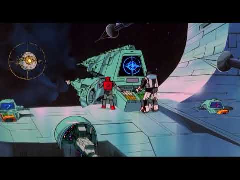 The Transformers The Movie 1986: Unicron devours Moon base 1 & 2 - YouTube
