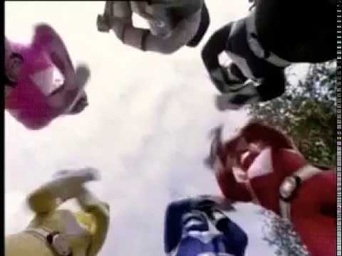 Guys look at the Power Rangers they look with their hands so powerful ...