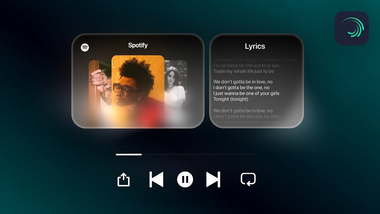 Spotify Ui Animation in Alight motion - YouTube
