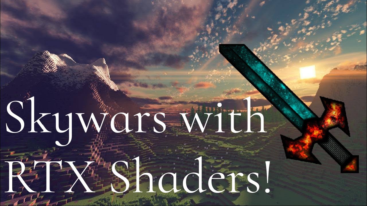 Minecraft Skywars with RTX shaders! - YouTube