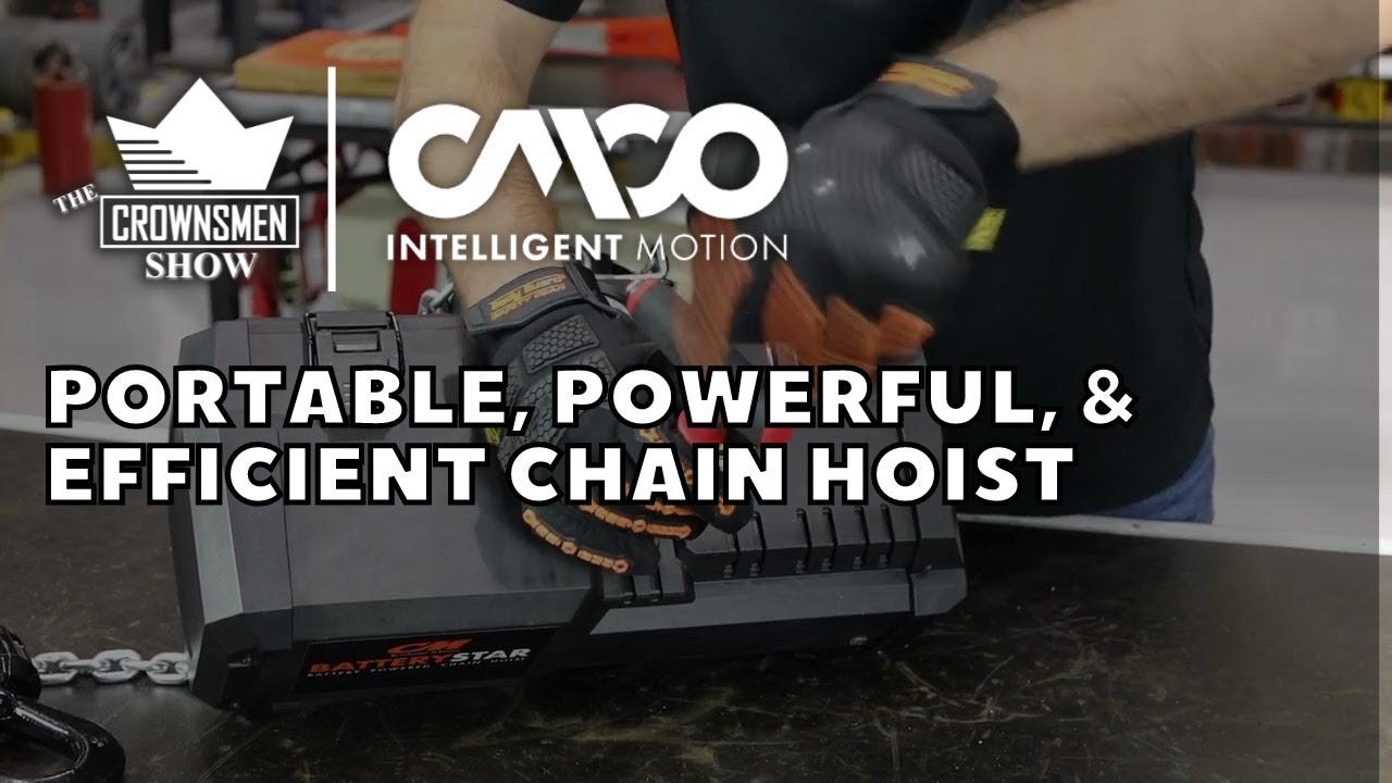 CMCO's Portable, Powerful, and Efficient Chain Hoist - YouTube