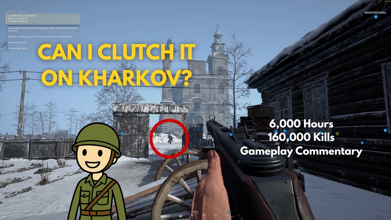FULL GAME COMMENTARY ON KHARKOV WARFARE - HELL LET LOOSE - YouTube