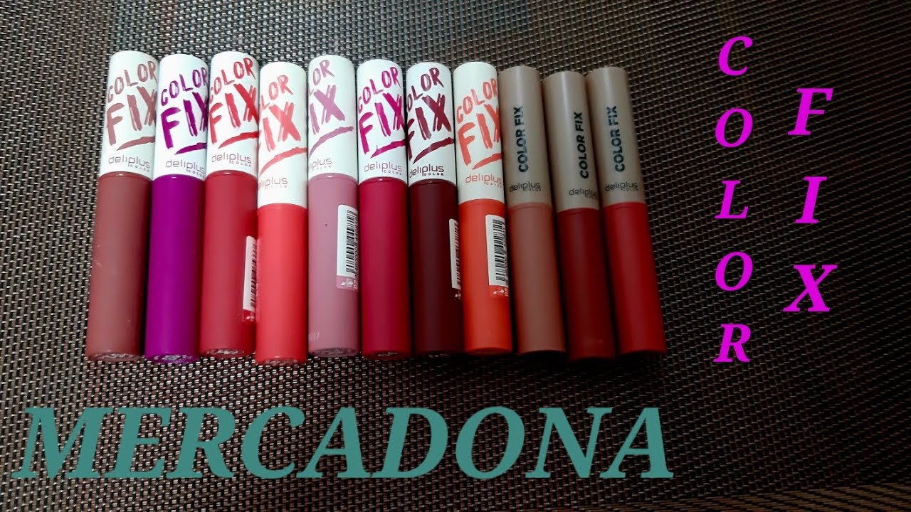 Nuevos Labiales Color Fix Deliplus Mercadona Novedad