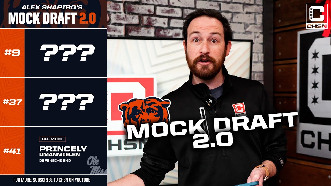 Alex Shapiro's 2025 Bears Mock Draft 2.0 - YouTube