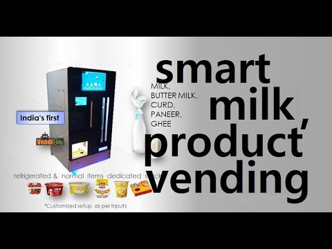 SMART MILK AND PRODUCTS VENDING MACHINE, DM 8605111000 - YouTube