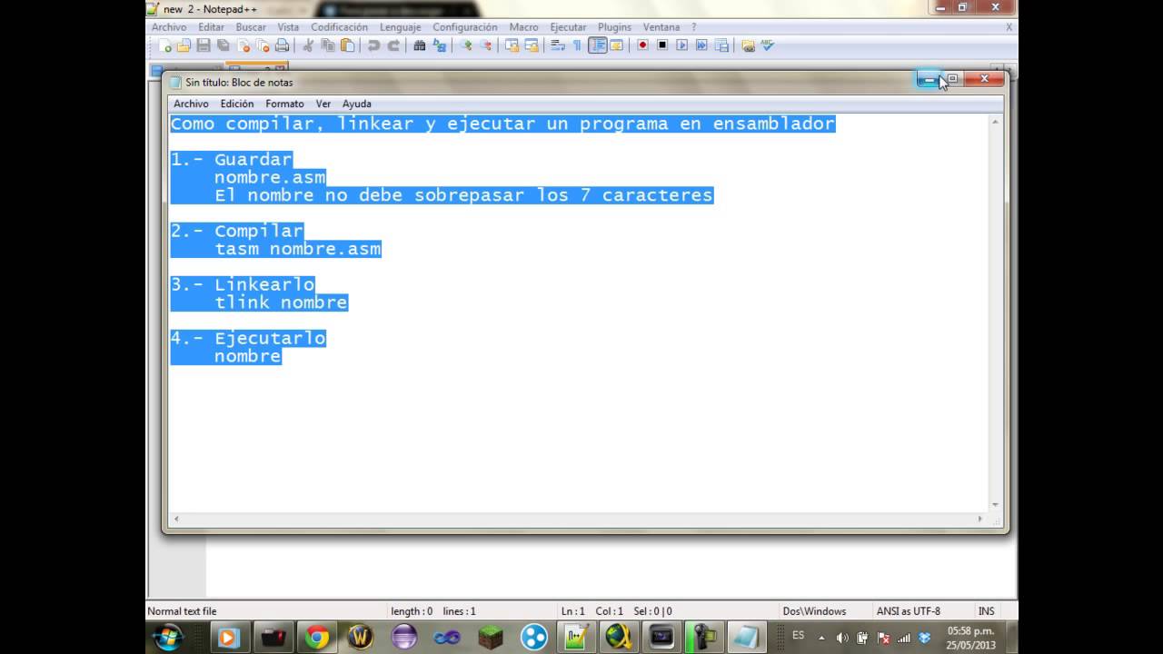 Videotutorial Ensamblador (Parte 2) - YouTube
