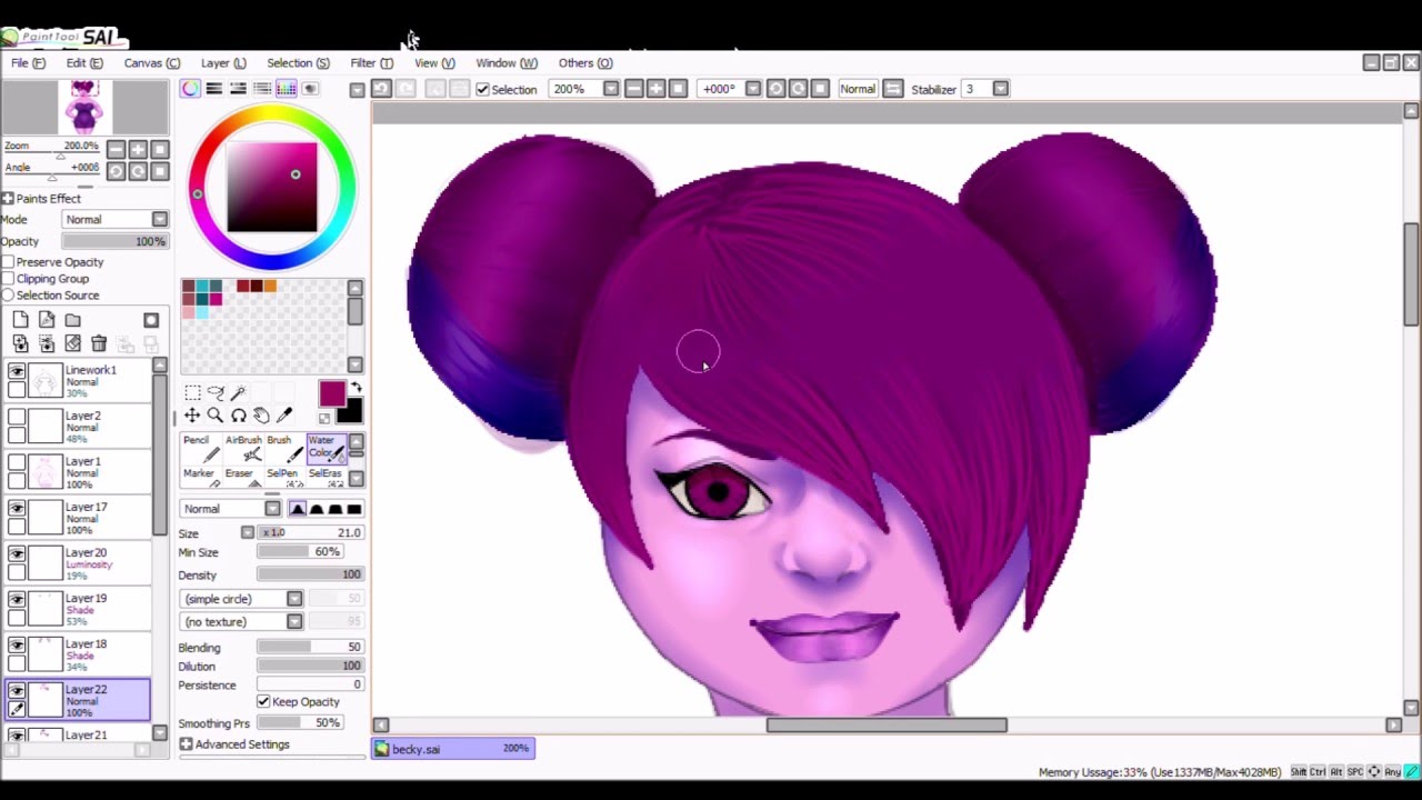 Becky-Boo | Speedpaint - YouTube