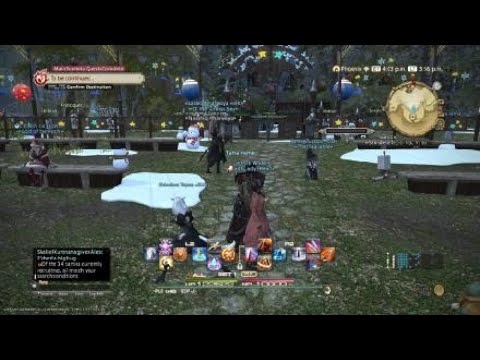 FINAL FANTASY XIV Christmas event 2019 part 2/2 - YouTube