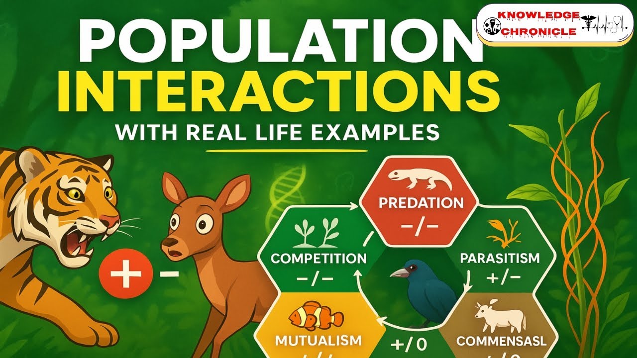 POPULATIONS – Part 2 | Population Interactions Explained with Real Life ...