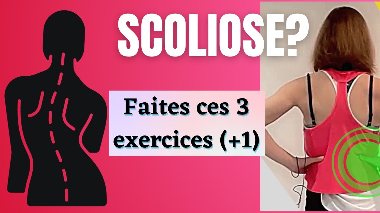 SCOLIOSE : 3 EXERCICES et postures de YOGA pour SOULAGER LA DOULEUR ...