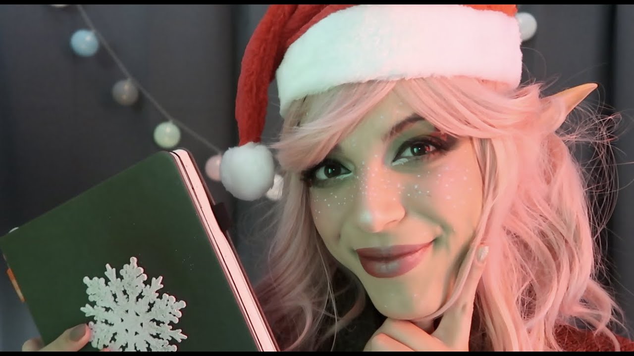 ASMR | Christmas Elf Takes Your Measurements and Sketches You! 🎁 - YouTube