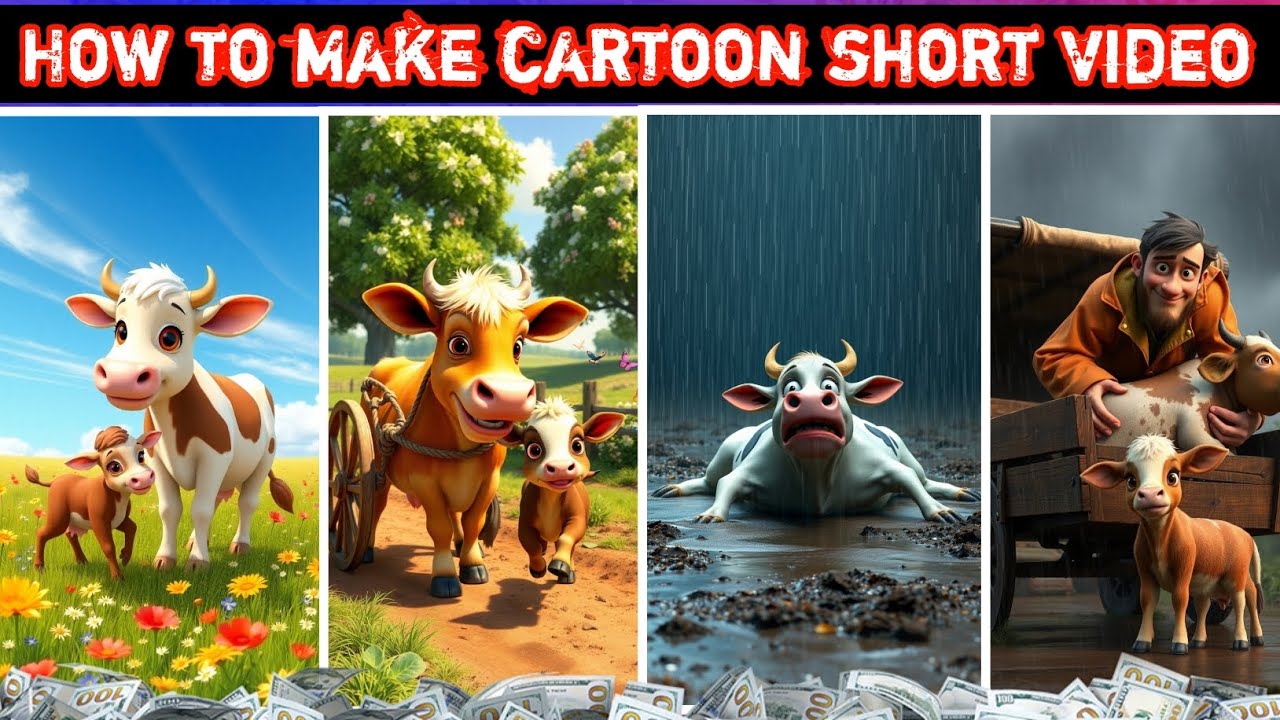 How To Make Cartoon Short Videos Cartoon Short Video Kaise Banaye - YouTube