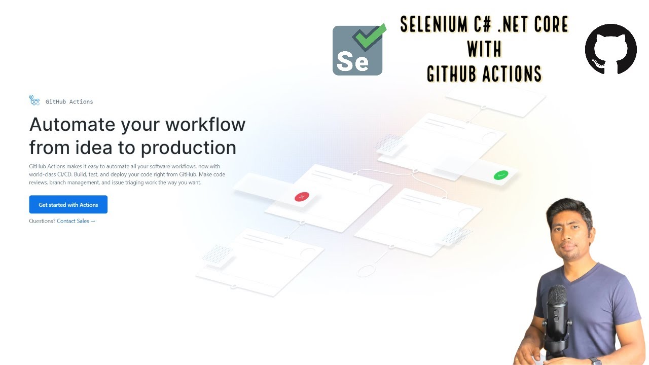6a Selenium C Net Core Cicd With Github Actions Youtube 7357
