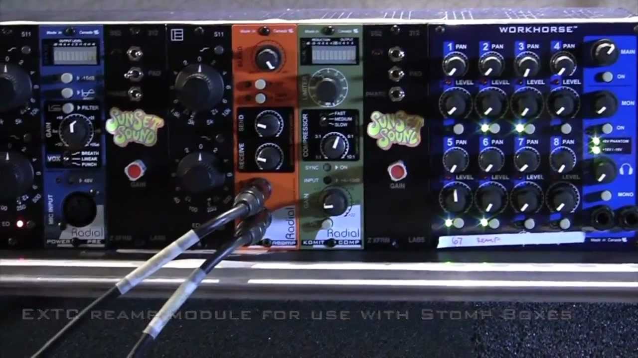 Radial EXTC demo with Joe Chiccacelli - YouTube