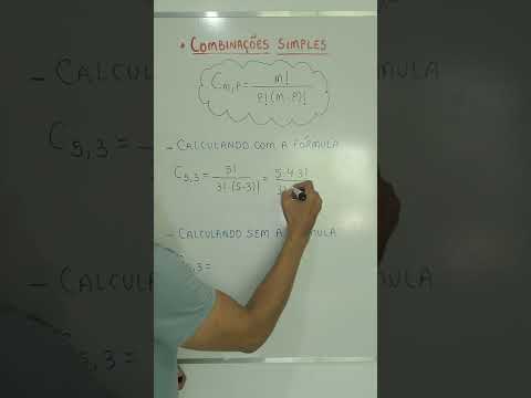 Como calcular combinações simples de forma prática. - YouTube