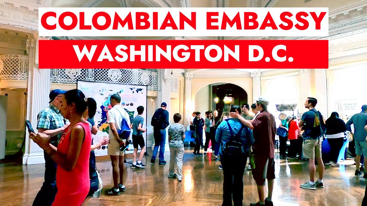 🇨🇴🚶🇺🇸 Embassy of Colombia Visit in Washington D.C.#Colombia - YouTube