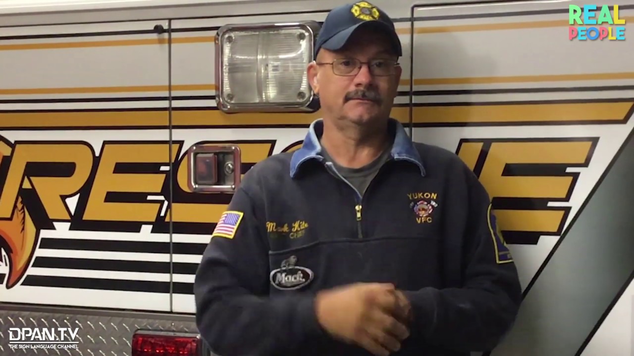 Real People: Deaf Firefighter Chief - YouTube