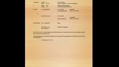 Mainframe Assembler - YouTube