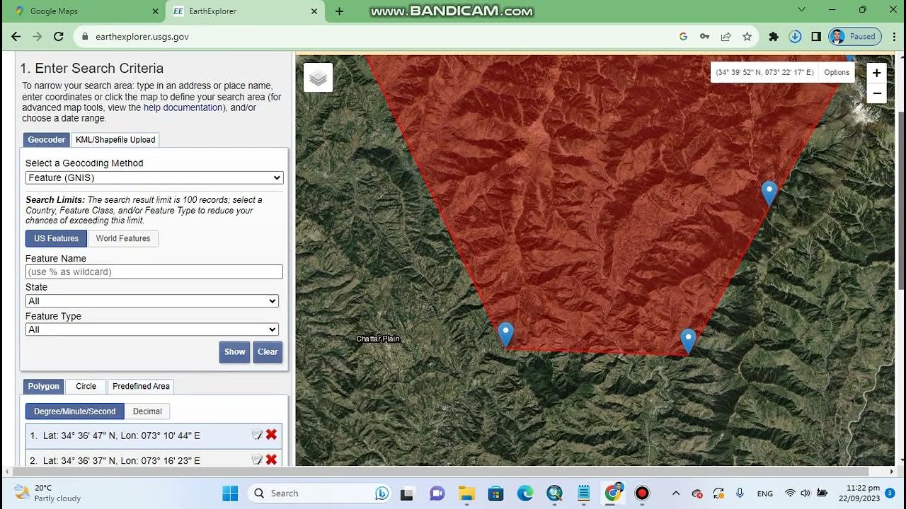 1. Download 1 Arc-Second SRTM Digital Elevation Model (DEM) from USGS ...