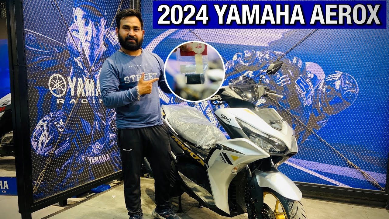 2024 YAMAHA AEROX 155cc Smart Key Detailed Review | On Road Price New ...