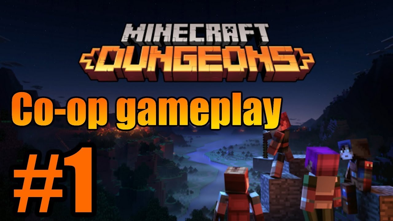 Minecraft Dungeons Co-op Gameplay #1 - YouTube
