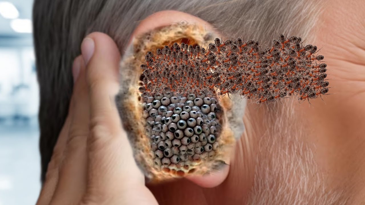 ASMR ANIMATION TREATMENT👂 Ear waxing | Severely loosing Ear cleaning ...