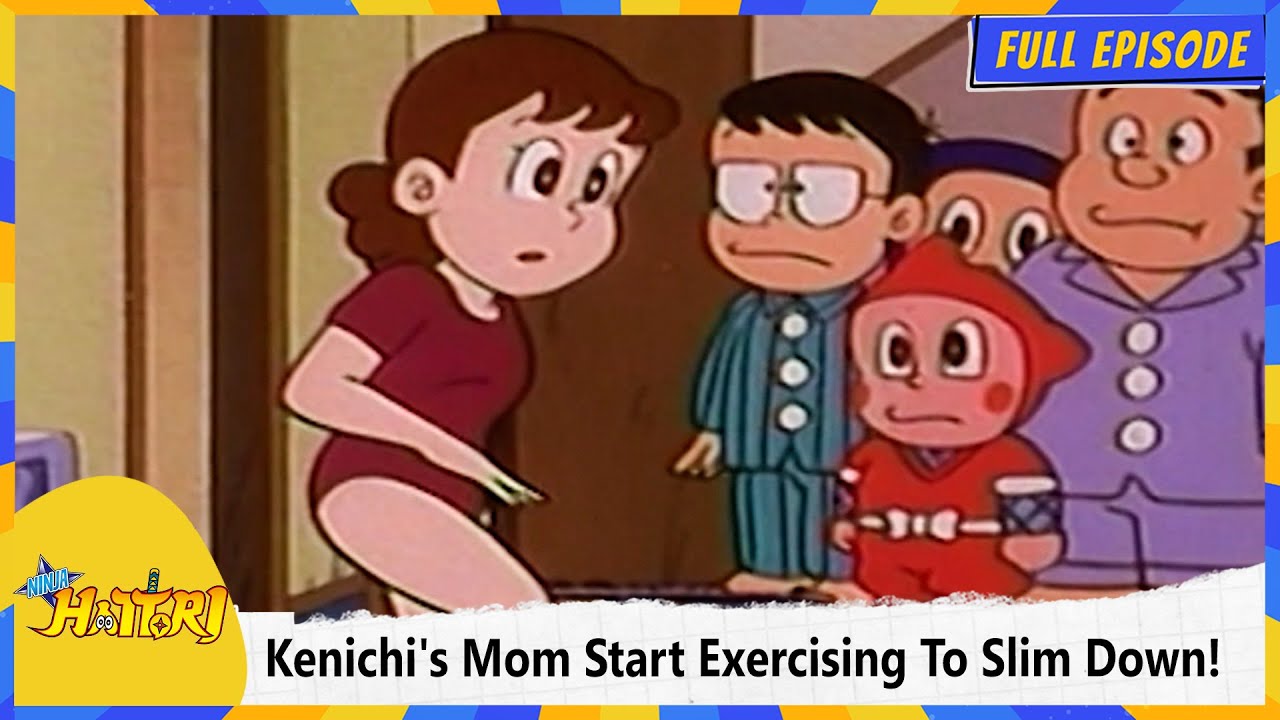 Ninja Hattori | Kenichi's Mom Start Exercising To Slim Down! | Full ...