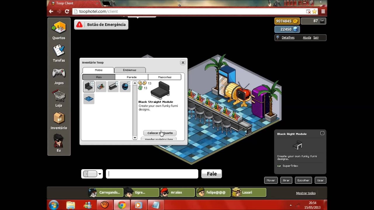 construindo um bar no habbo - YouTube