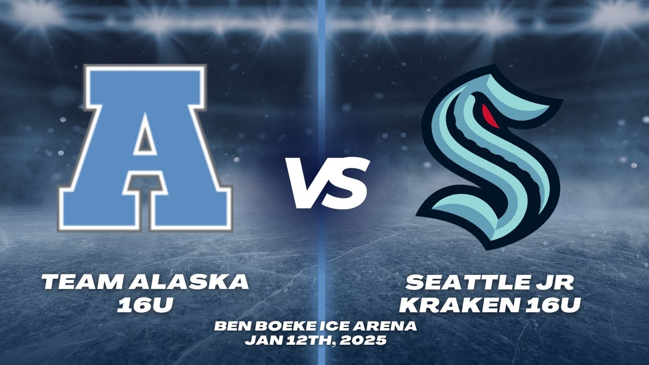 1/12 - Team Alaska 16U vs Seattle Jr Kraken 16U - YouTube