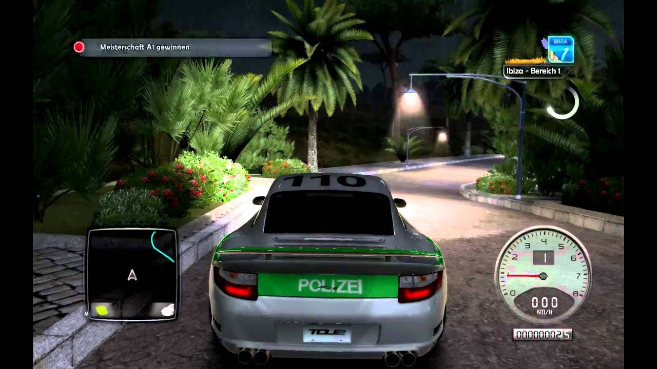 TDU 2 Pc German Police Car Porsche [HD] - YouTube