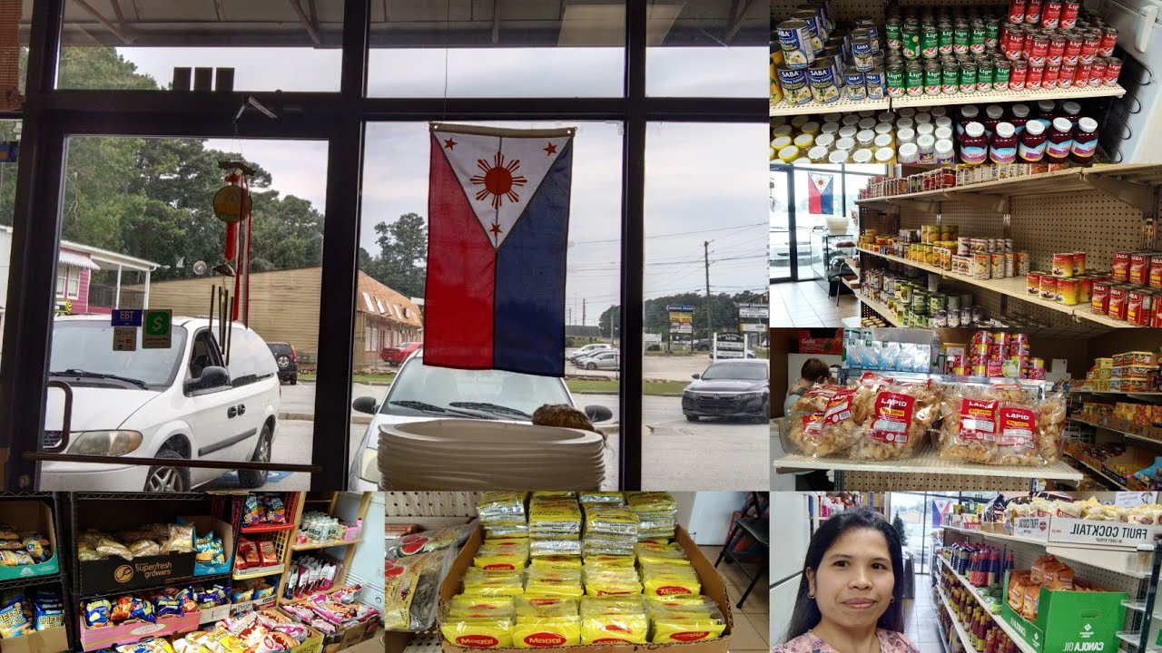 Filipino store in Georgia we went today so happy - YouTube