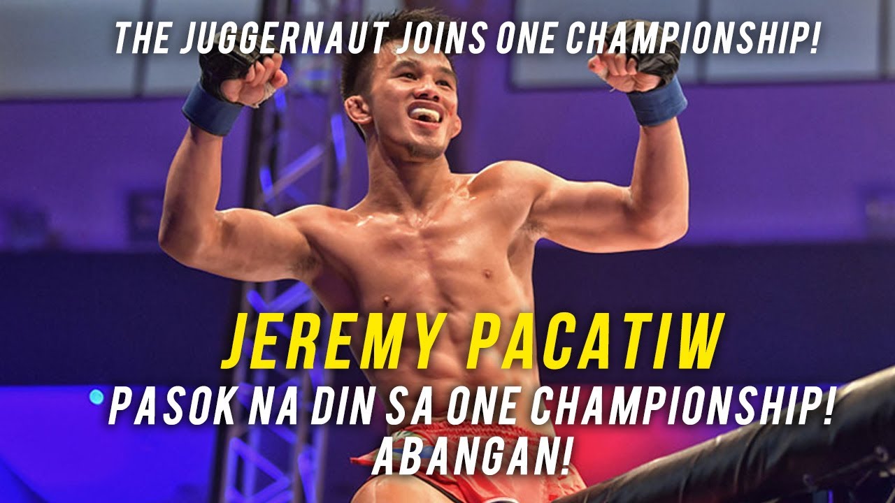 THE JUGGERNAUT ENTERS ONE CHAMPIONSHIP | JEREMY PACATIW INTERVIEW - YouTube
