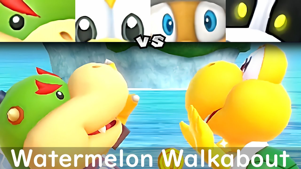 Super Mario Party Bowser Jr and Koopa Troopa vs Hammer Bro and Dry ...