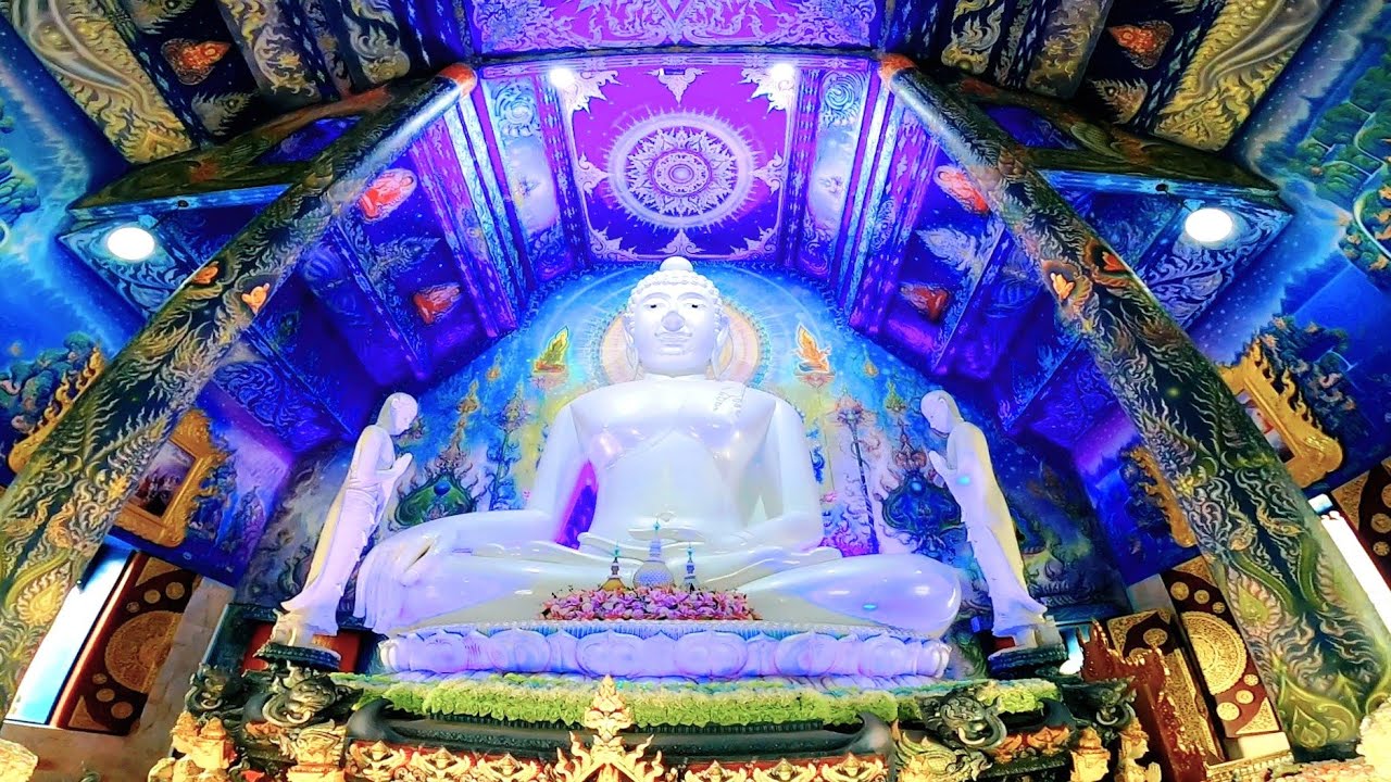 วัดสีน้ำเงิน (วัดร่องเสือเต้น) เชียงราย Blue Temple Thailand - YouTube