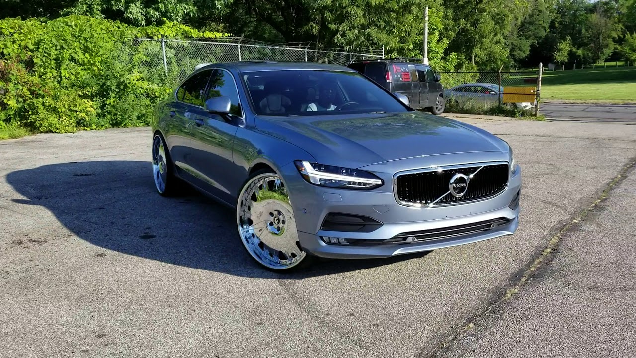 Volvo S90 on 24" Forgiato Enzo's - YouTube