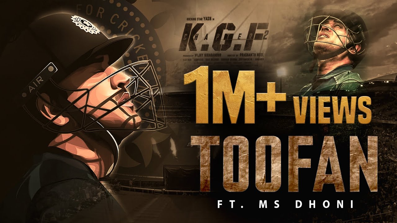 Toofan ft. MS Dhoni | Toofan song | Dhoni Toofan | Toofan Dhoni version ...
